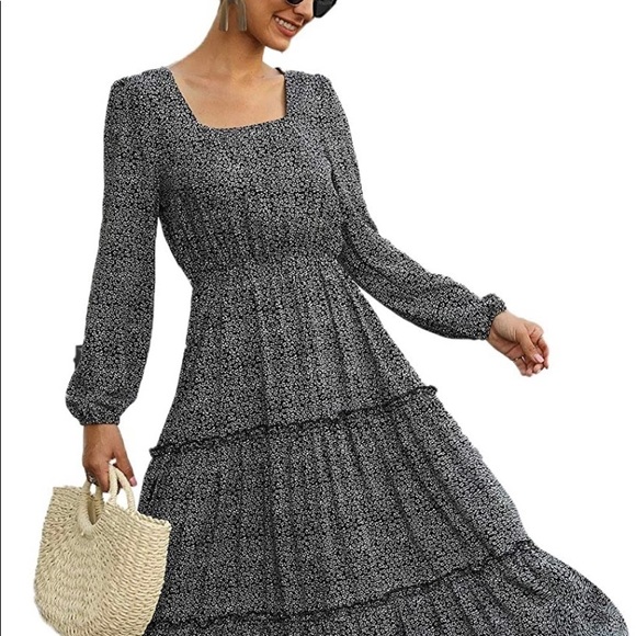 Amazon Essentials | Dresses | Amazon Maxi Dress Black And White | Poshmark